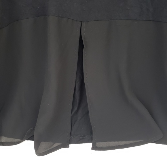 august silk | Tops | August Silk Womens Black Blouse Top Size Large ...